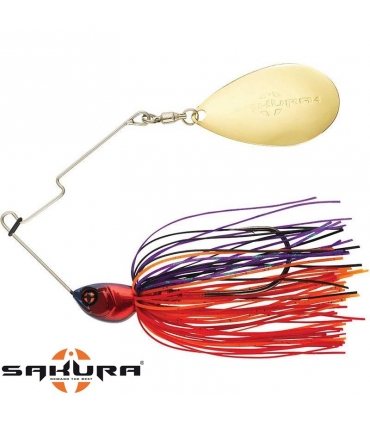 SAKURA CAJUN SPINNERBAIT 1/4OZ 7GR JUNE CRAW SIMPLE COLORADO