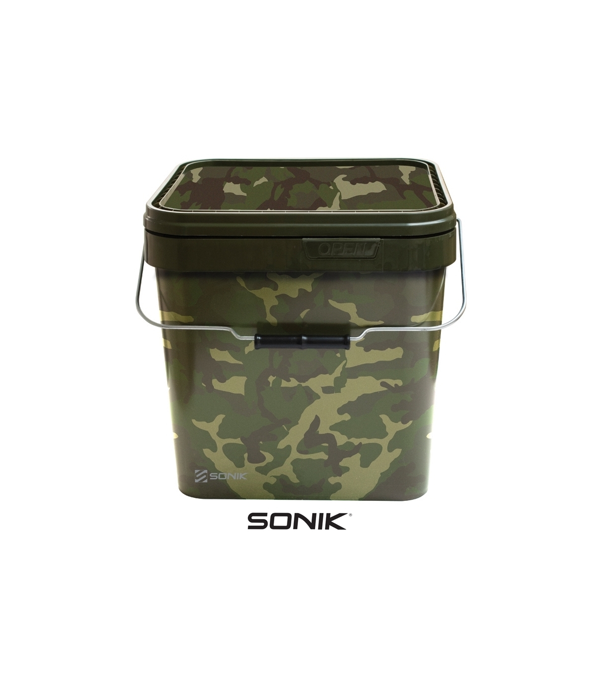 SONIK CAMO SQUARE BUCKET 17L
